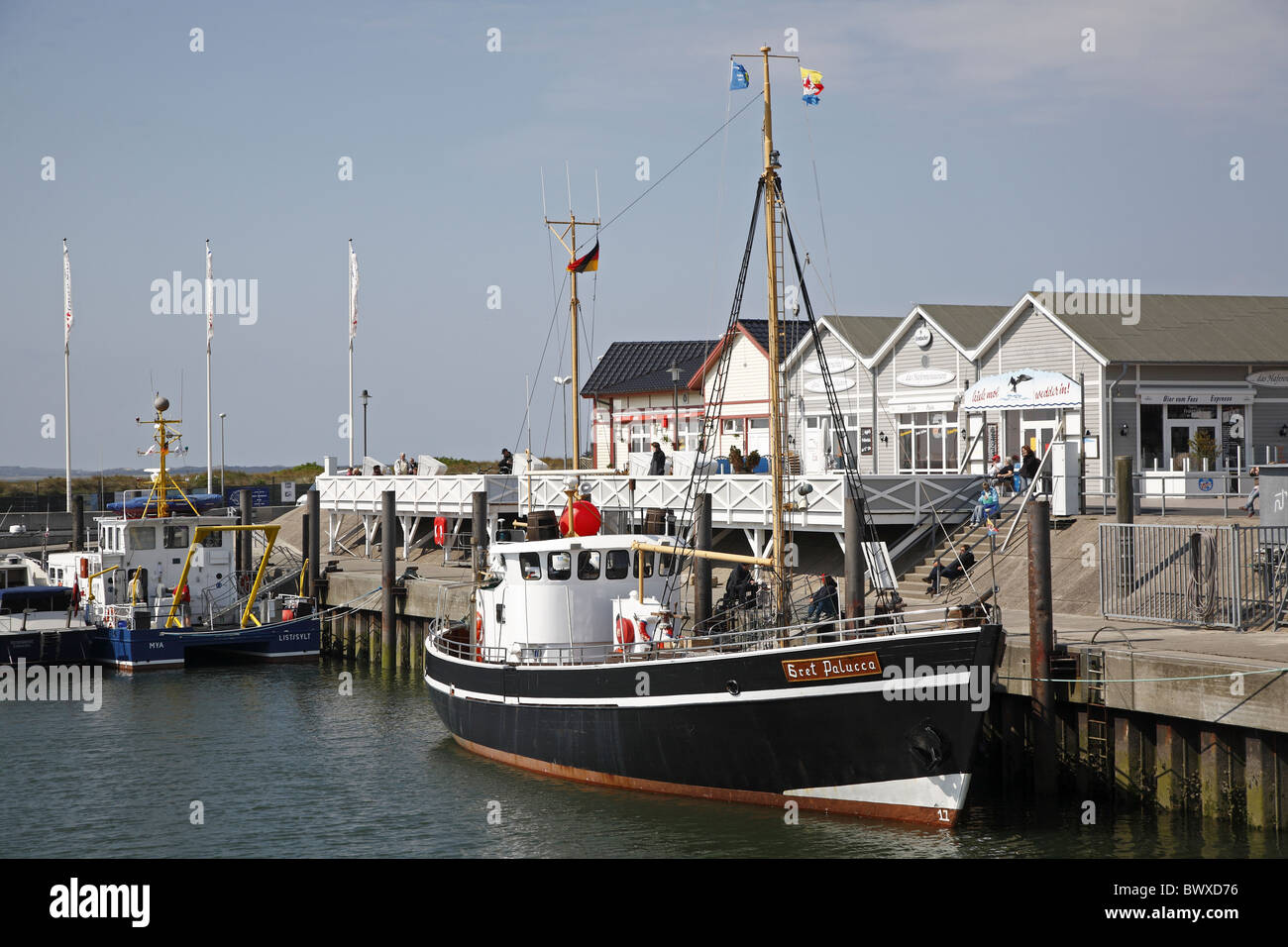Sylt List Harbour Harbor Stock Photo - Alamy