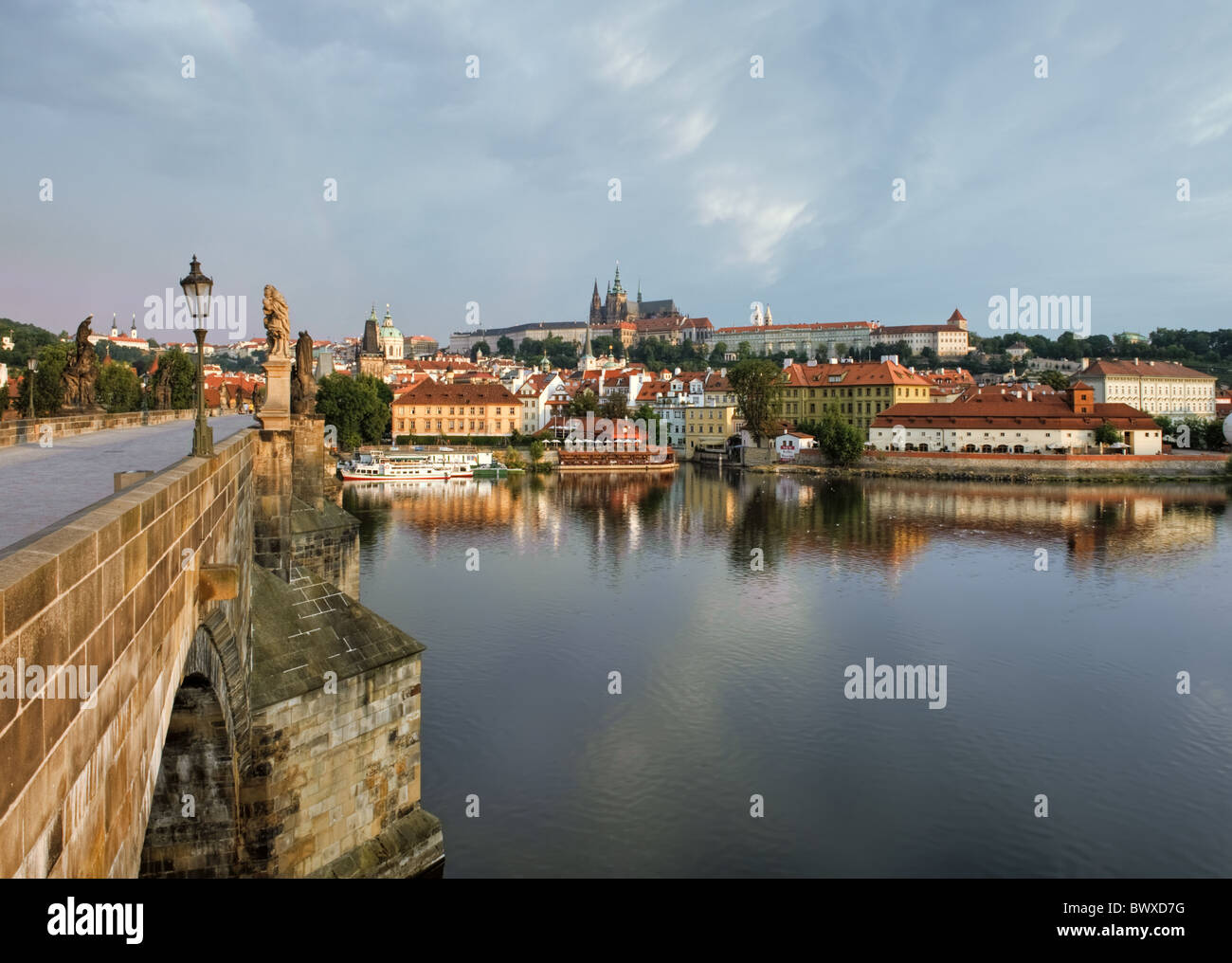 Sunrise charles bridge historic hi-res stock photography and images - Alamy