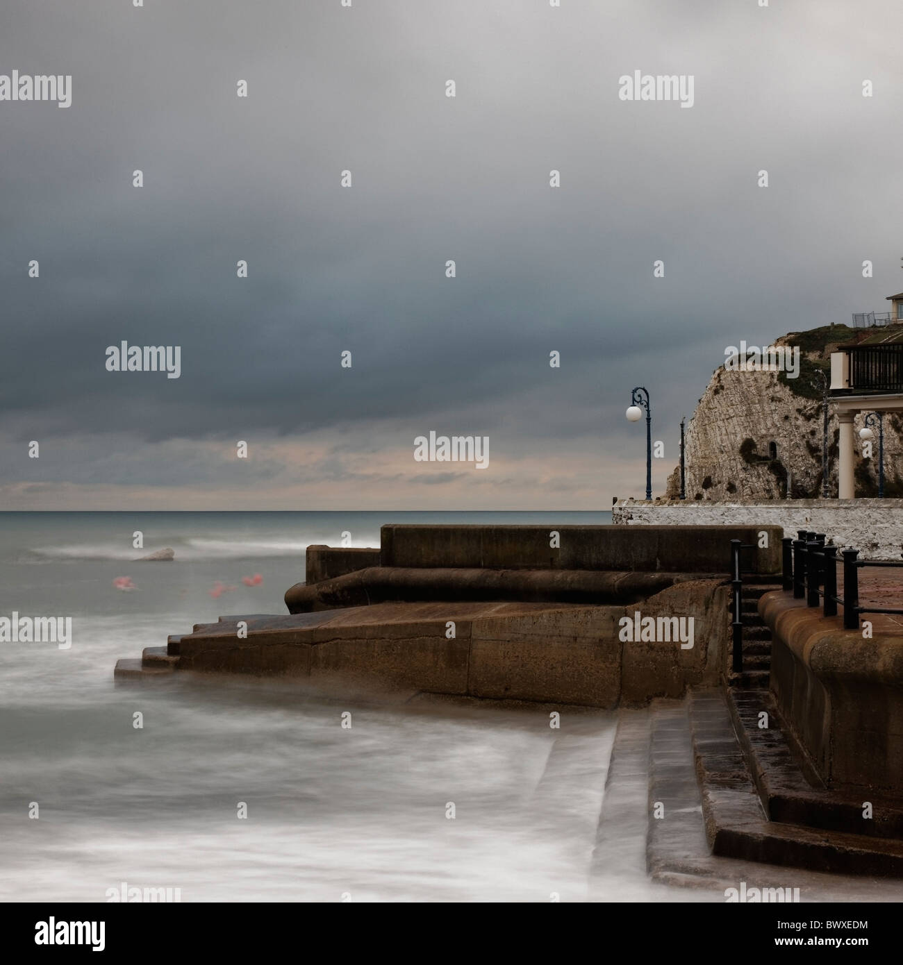 Concrete stepped jetty hi-res stock photography and images - Alamy