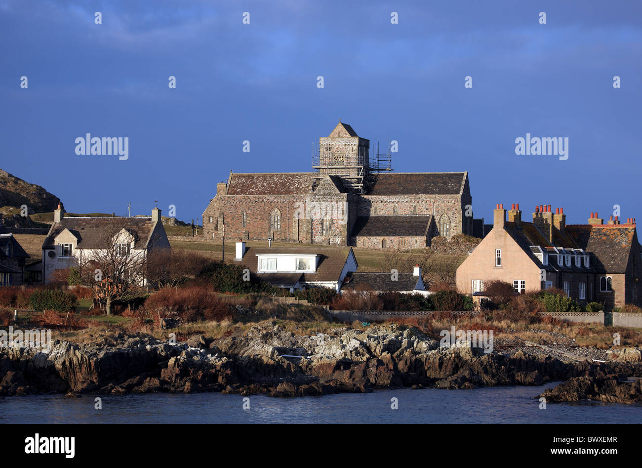 Iona Abbey on the Isle of Iona Stock Photo - Alamy