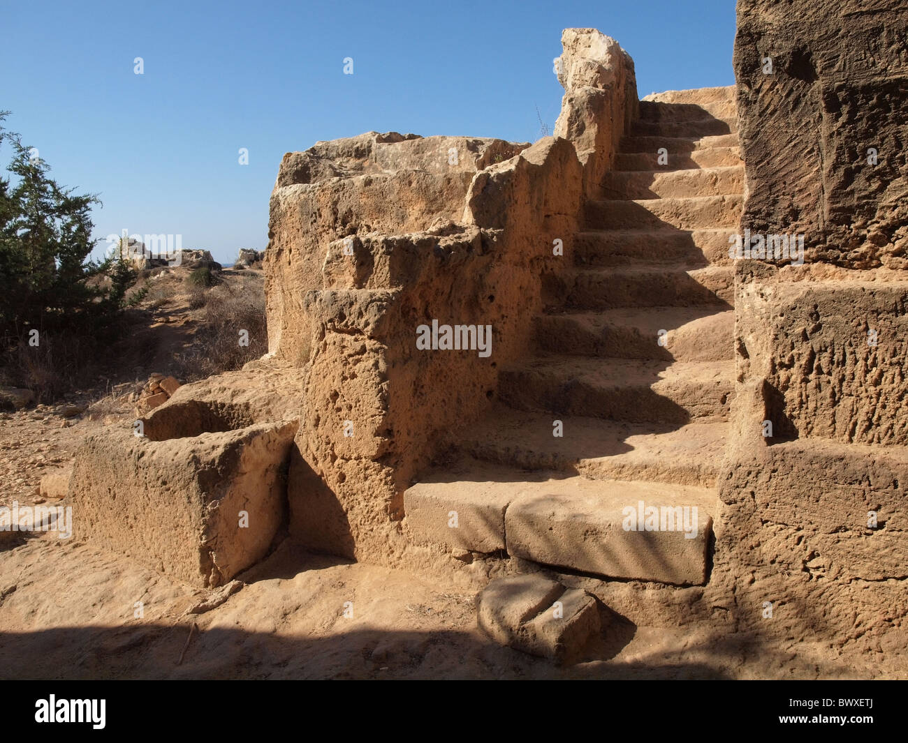 Greek stairs hi-res stock photography and images - Alamy