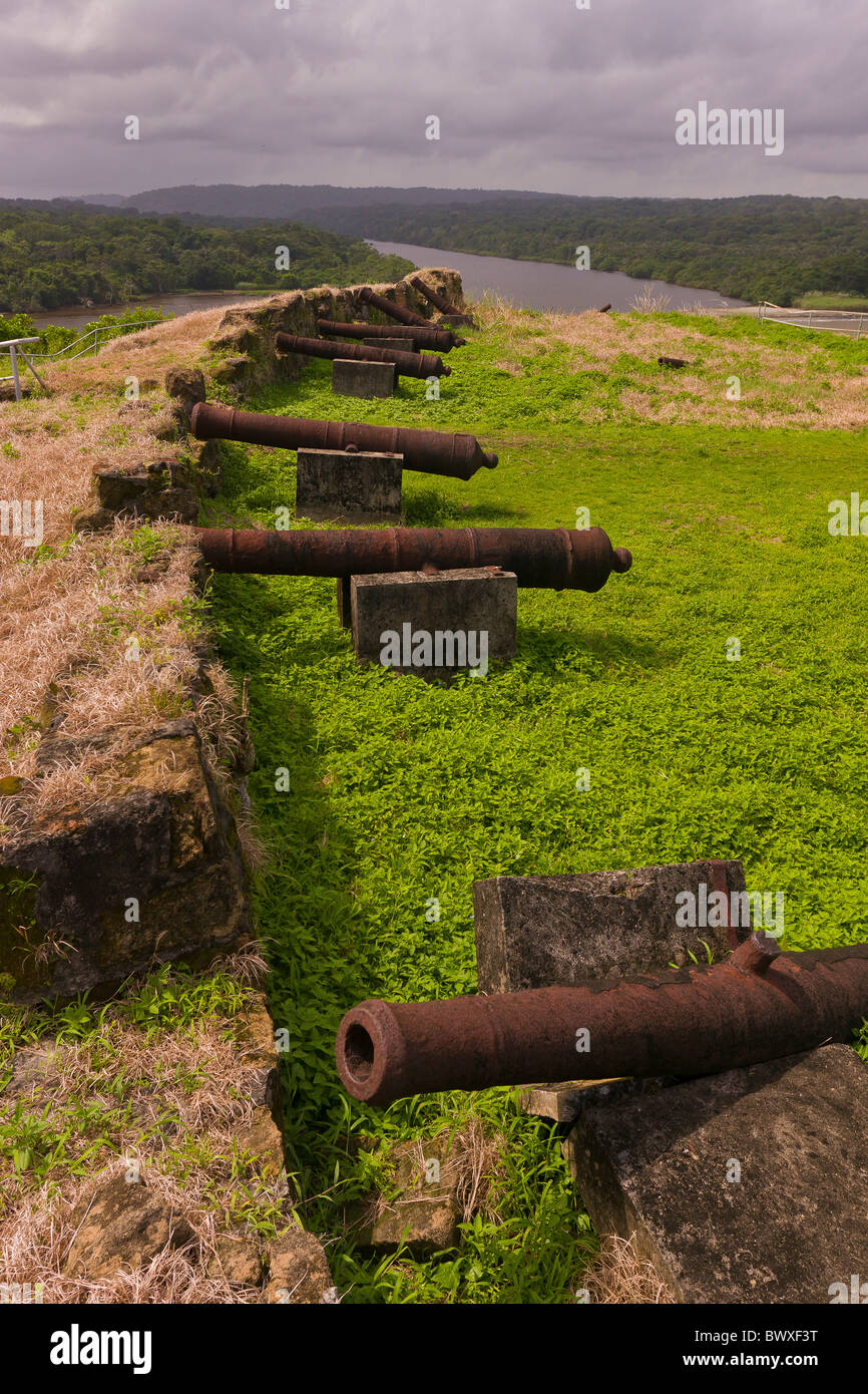 COLON, PANAMA - Fort San Lorenzo, a World Heritage site, at mouth of ...