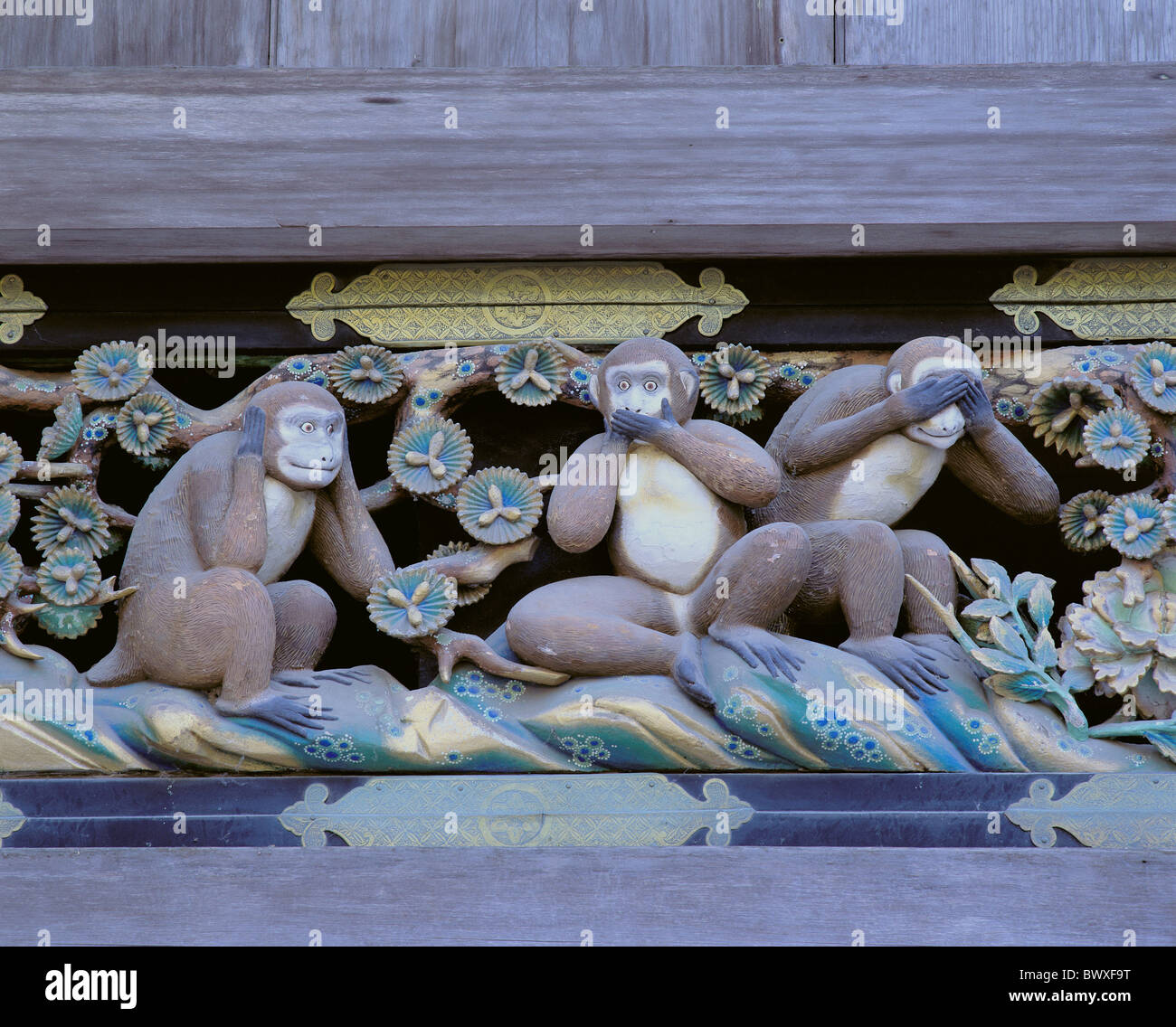 Japan nikko toshogu shrine three hi-res stock photography and images ...