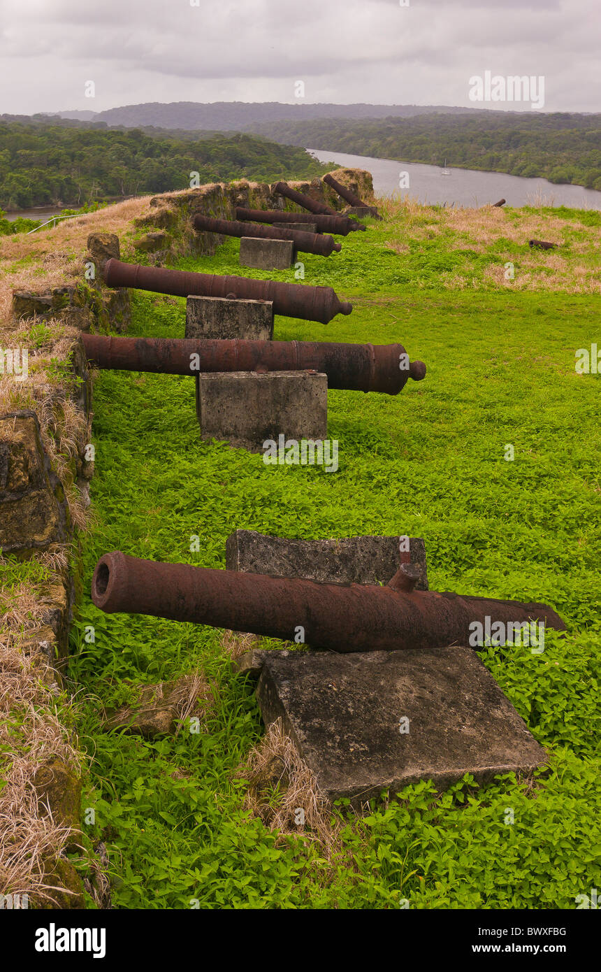 COLON, PANAMA - Fort San Lorenzo, a World Heritage site, at mouth of ...