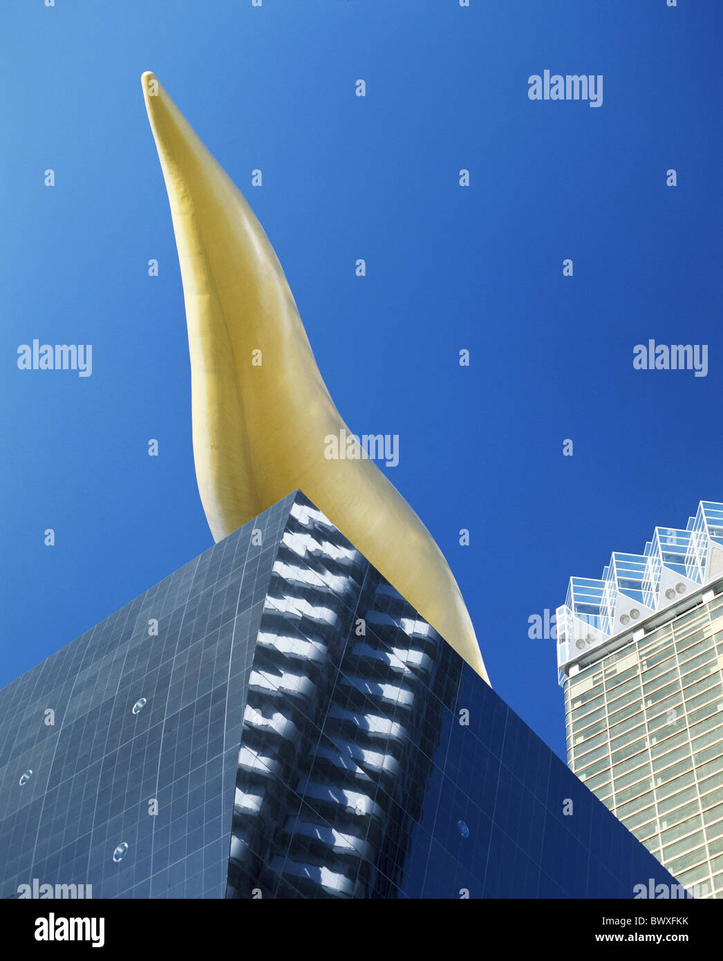 yellow plastic plastic glass facades Kirin building construction modern ...