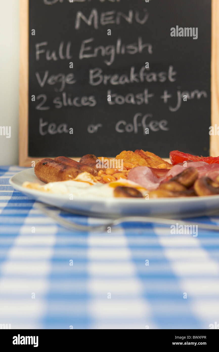 English breakfast menu hi-res stock photography and images - Alamy