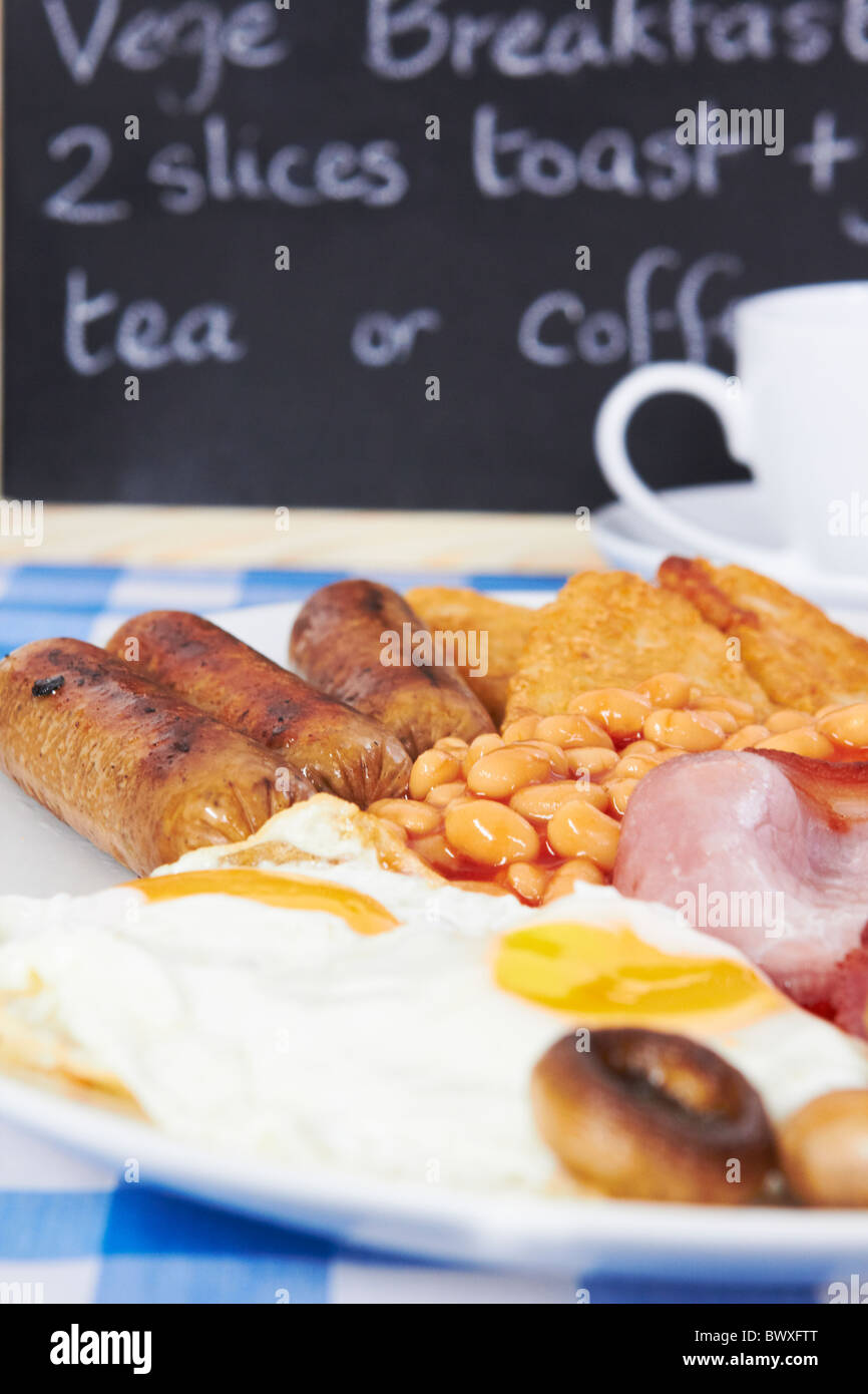 English breakfast menu hi-res stock photography and images - Alamy