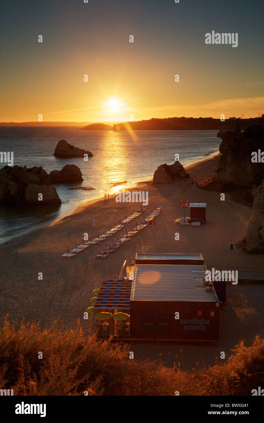 Algarve beach sunset hi-res stock photography and images - Alamy