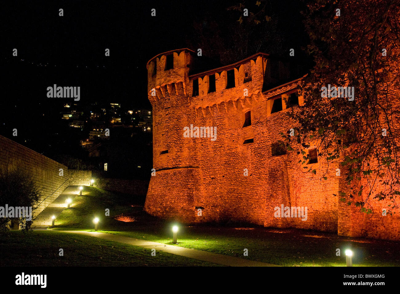 Visconteo castle, Locarno, Canton Ticino, Switzerland Stock Photo - Alamy