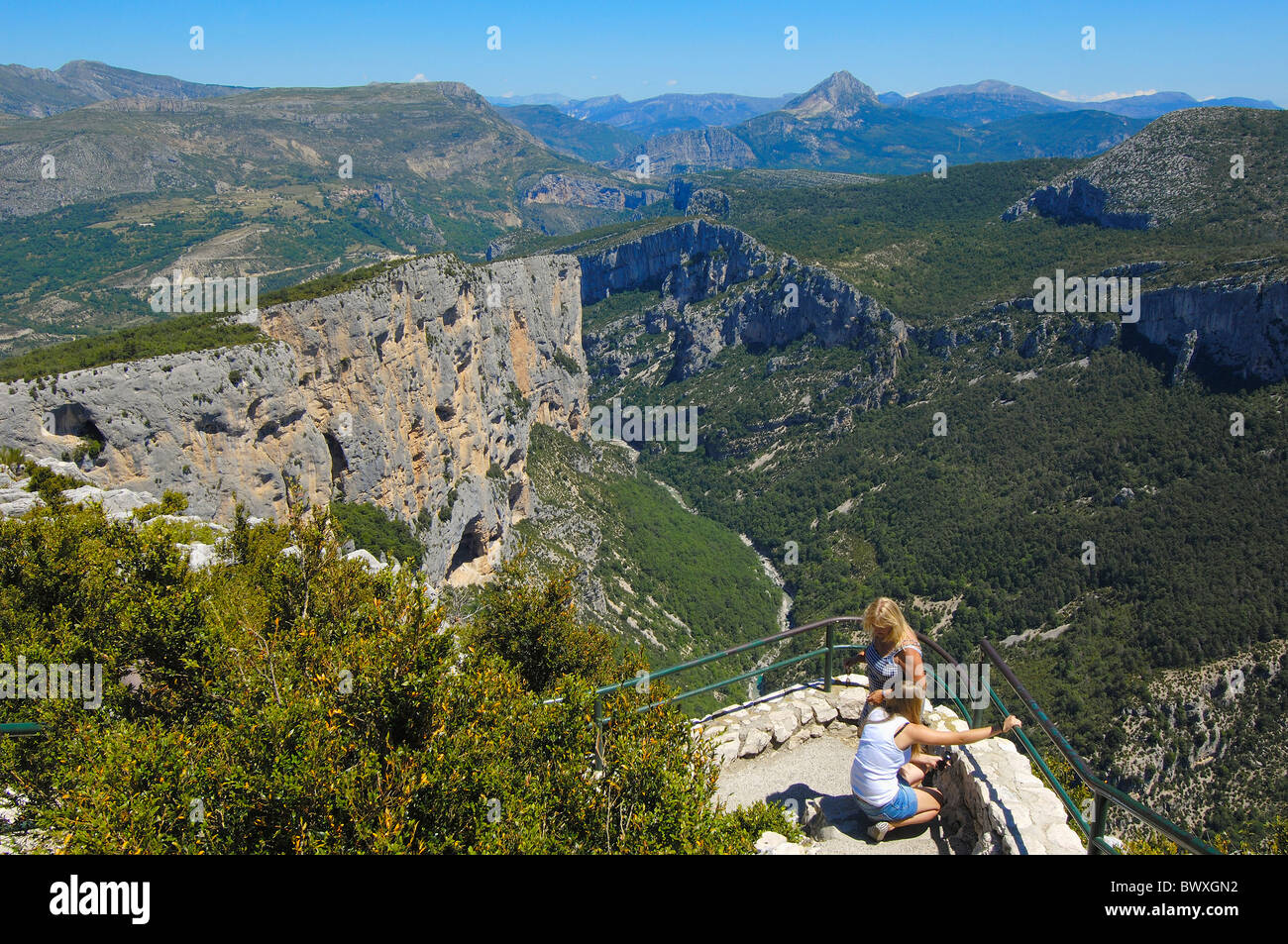 Canyon of the Verdon River, Verdon Regional Natural Park, Provence ...