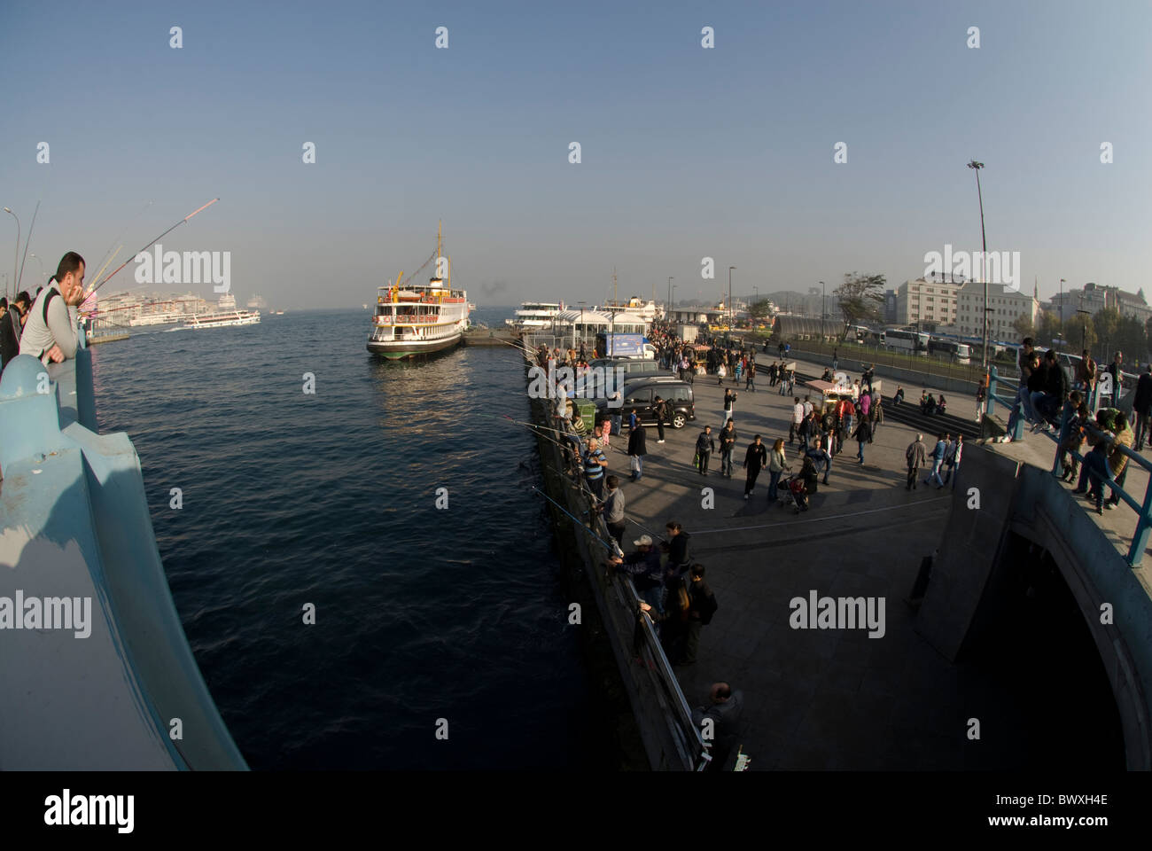 Public ship harbour Stock Photo - Alamy