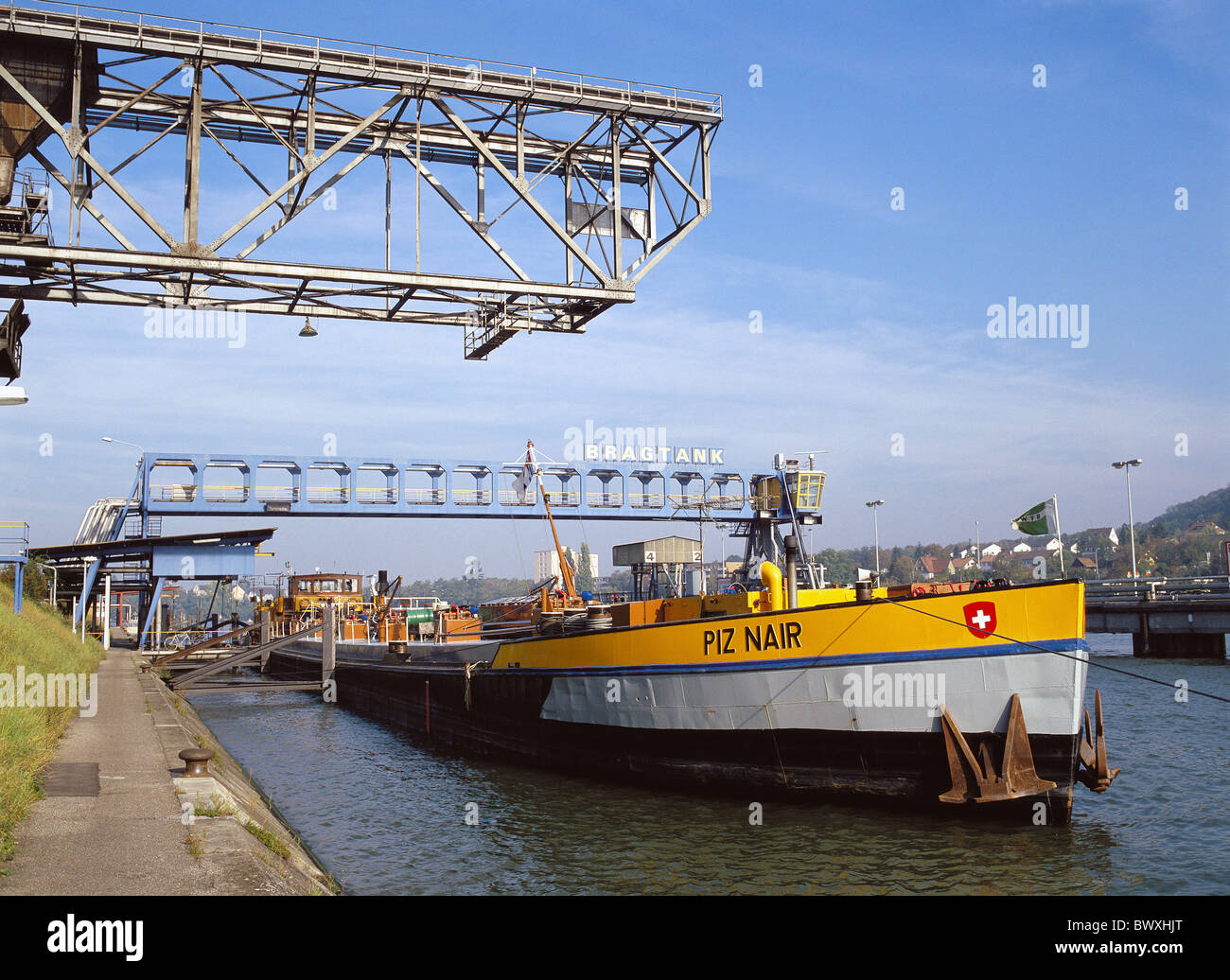 Rhine port basel basel switzerland hi-res stock photography and images ...