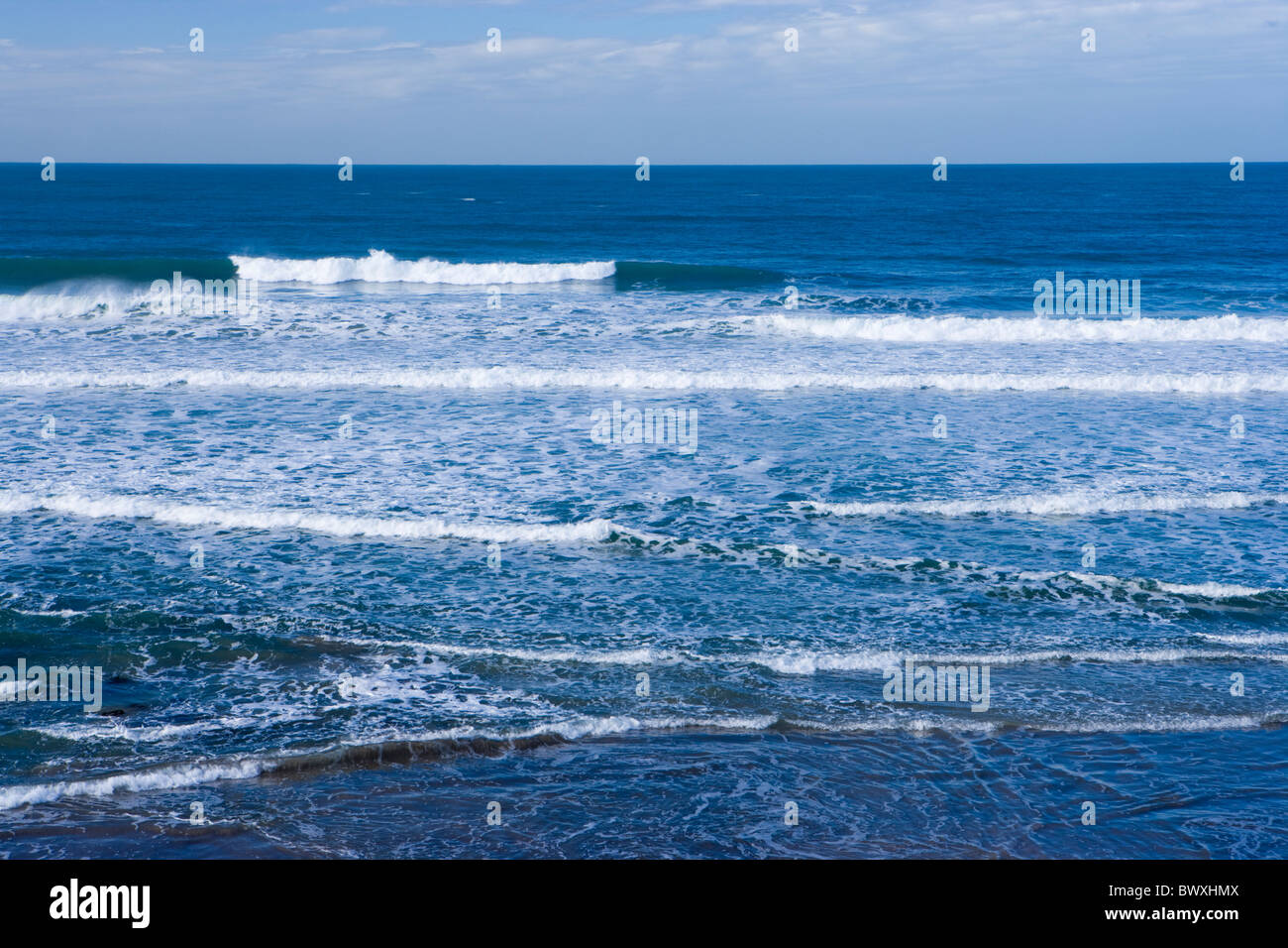 Waves, Cornwall, UK Stock Photo - Alamy
