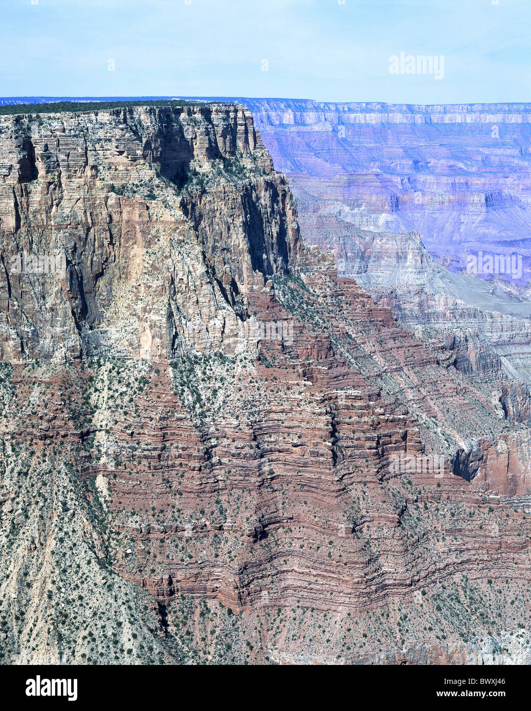 Arizona cliff structures Grand canyon USA America North America Stock Photo - Alamy