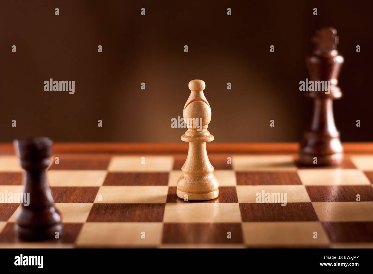 Chess, Fork by Bishop Stock Photo - Alamy