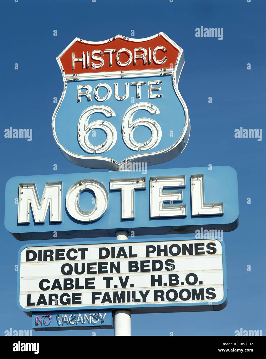 route 66 sign shield USA America North America symbol Stock Photo - Alamy