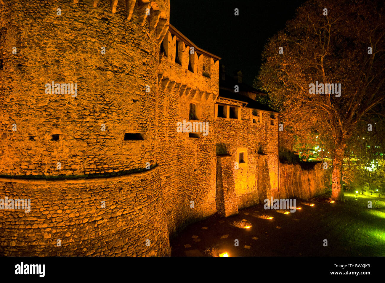 Visconteo castle, Locarno, Canton Ticino, Switzerland Stock Photo - Alamy