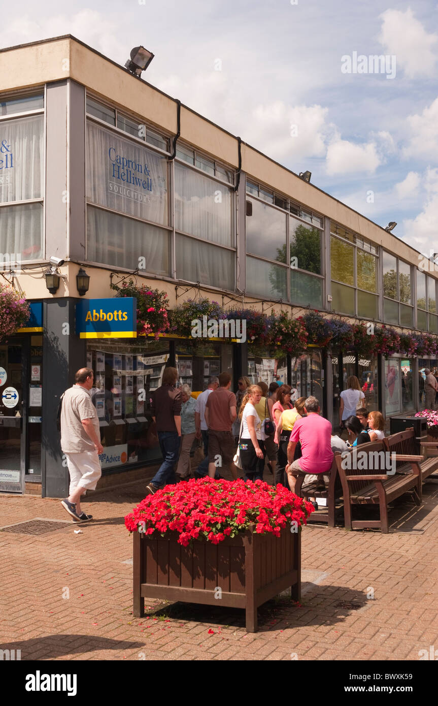 People in the high street in Wroxham , Norfolk , England , Great ...