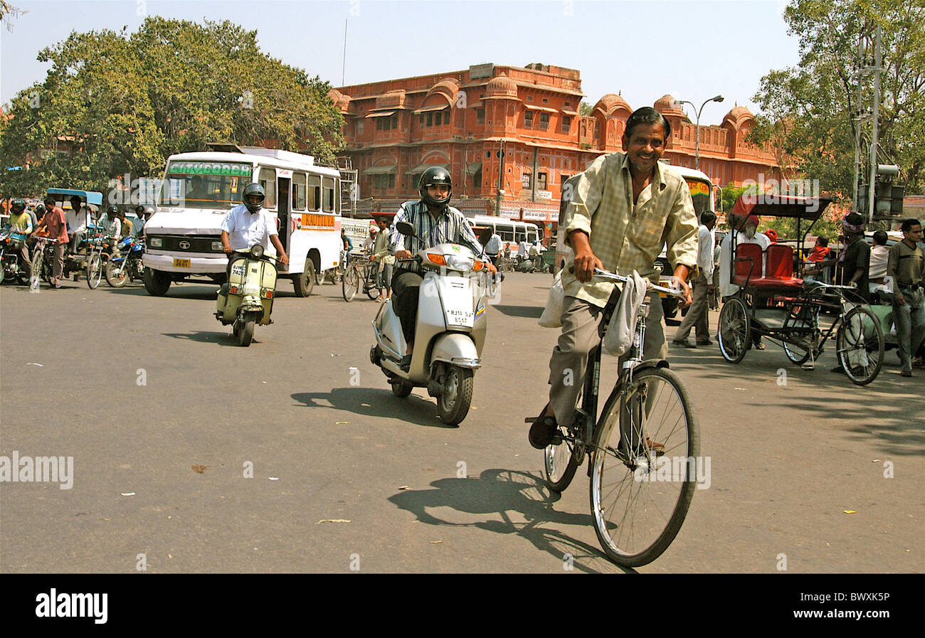 street scene in india Stock Photo - Alamy