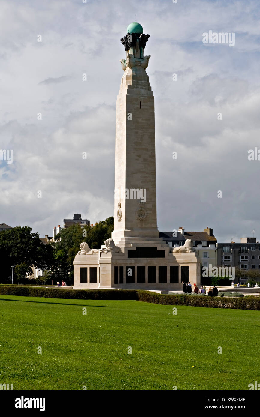 The Plymouth Naval Memorial, Plymouth, Devon, UK Stock Photo - Alamy