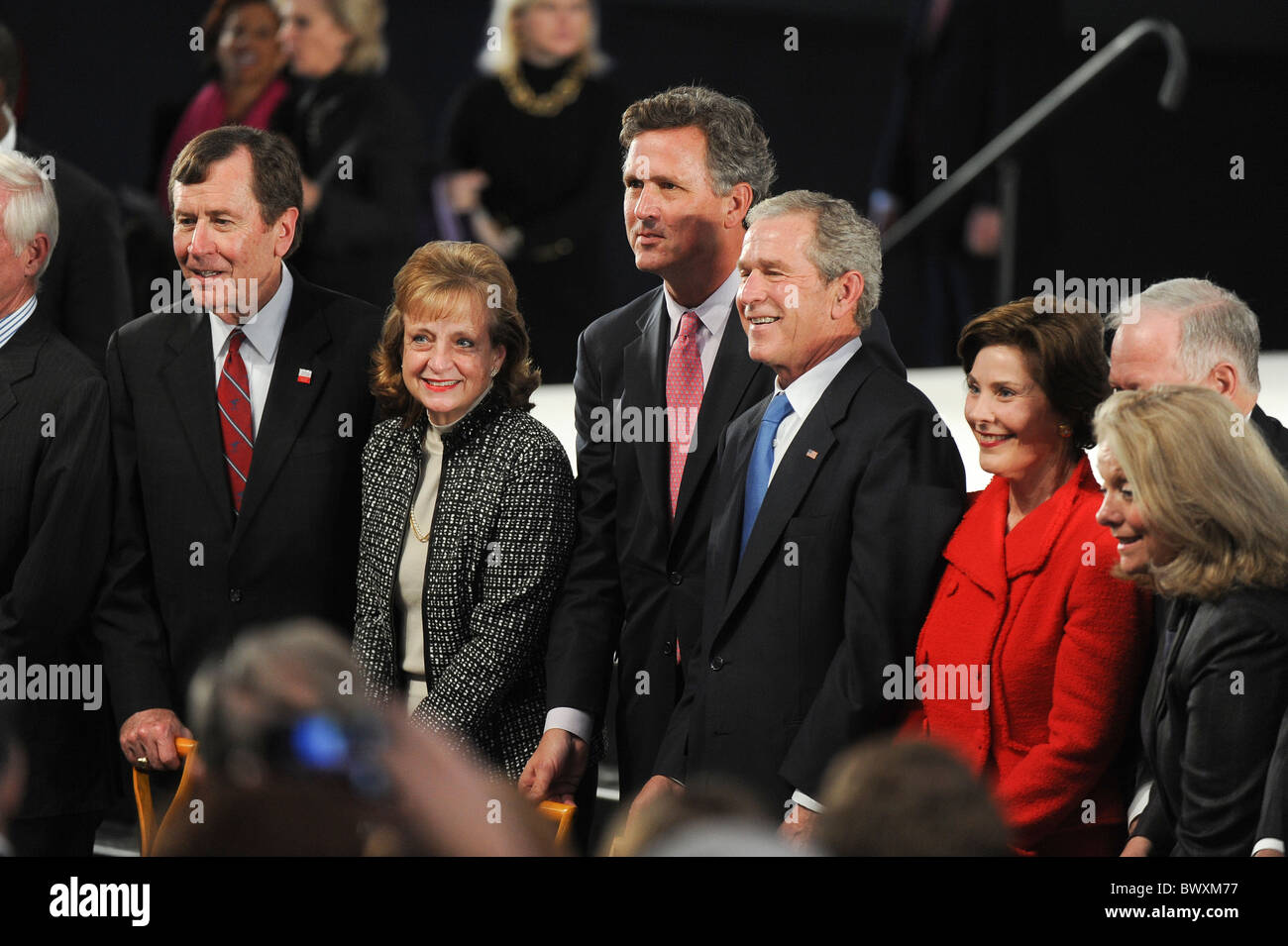 Ground breaking ceremony for the George W. Bush Presidential Library on ...