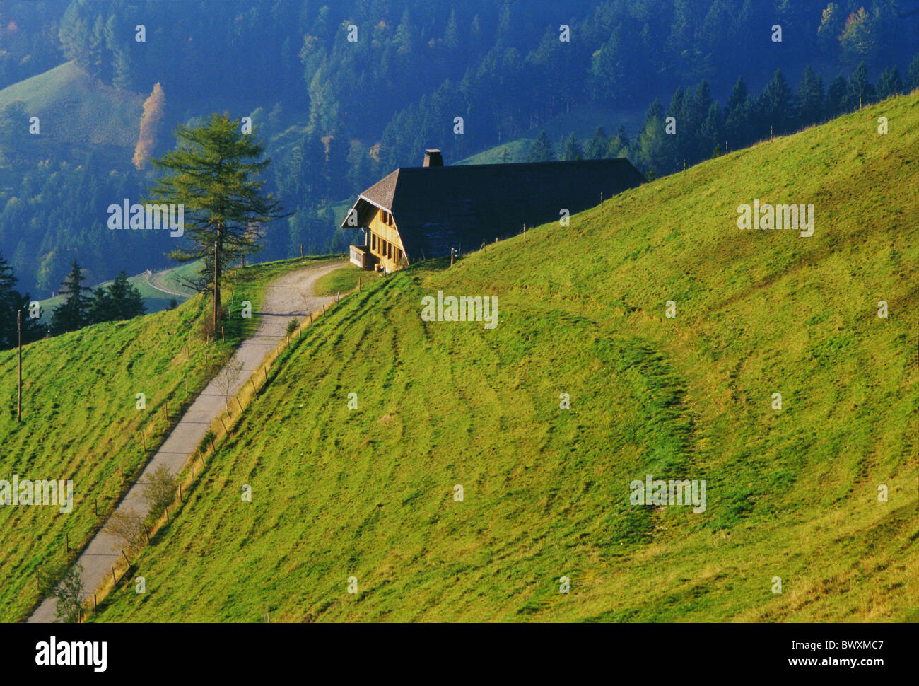 alp hut farmhouse mountains Bern Bernese Oberland scenery Ludernalp ...