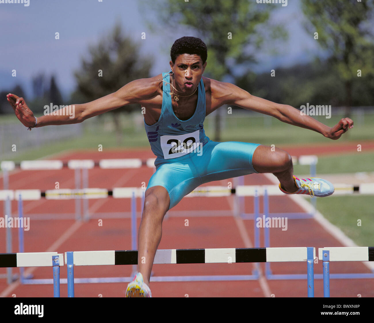 Athletics hurdle hi-res stock photography and images - Alamy
