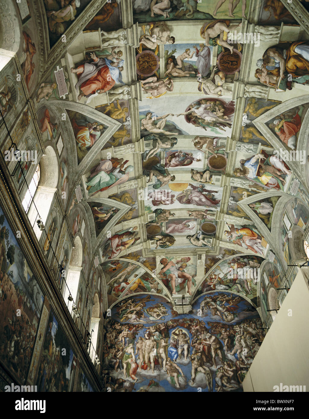 Sistine chapel michelangelo ceiling hi-res stock photography and images ...