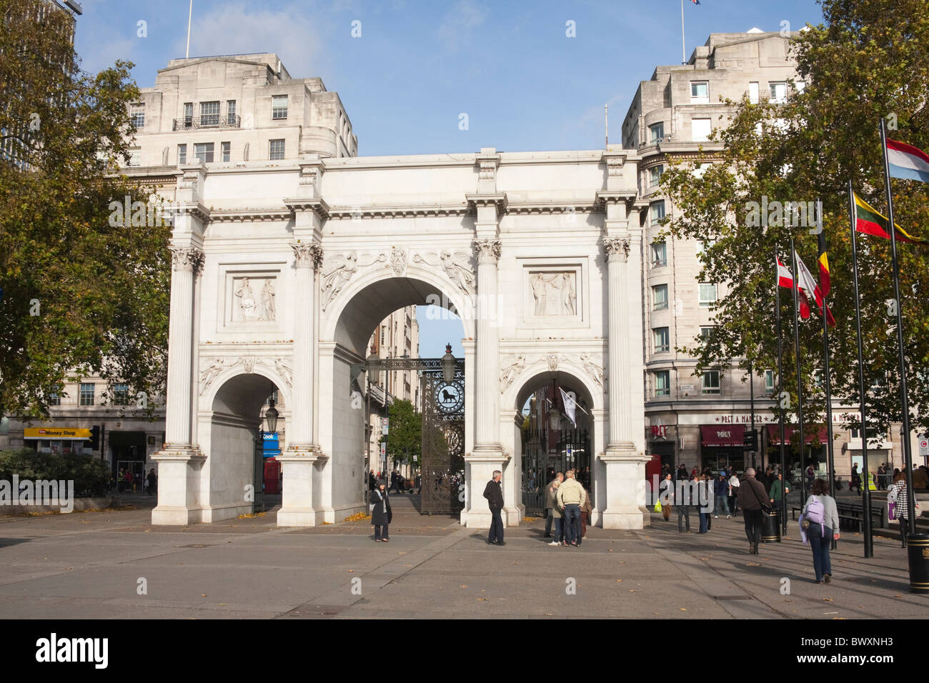 Marble Arch as seen during morning time Stock Photo - Alamy