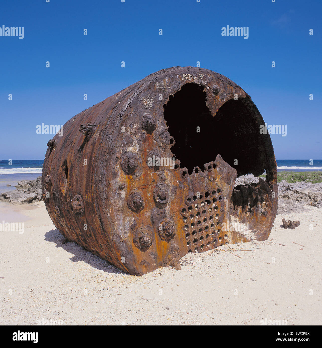 accident casualty navigation wreck part on beach seashore rusty metric ...