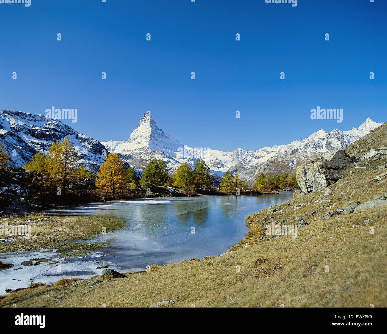 Switzerland Europe Valais Matterhorn landmark mountain Switzerland ...