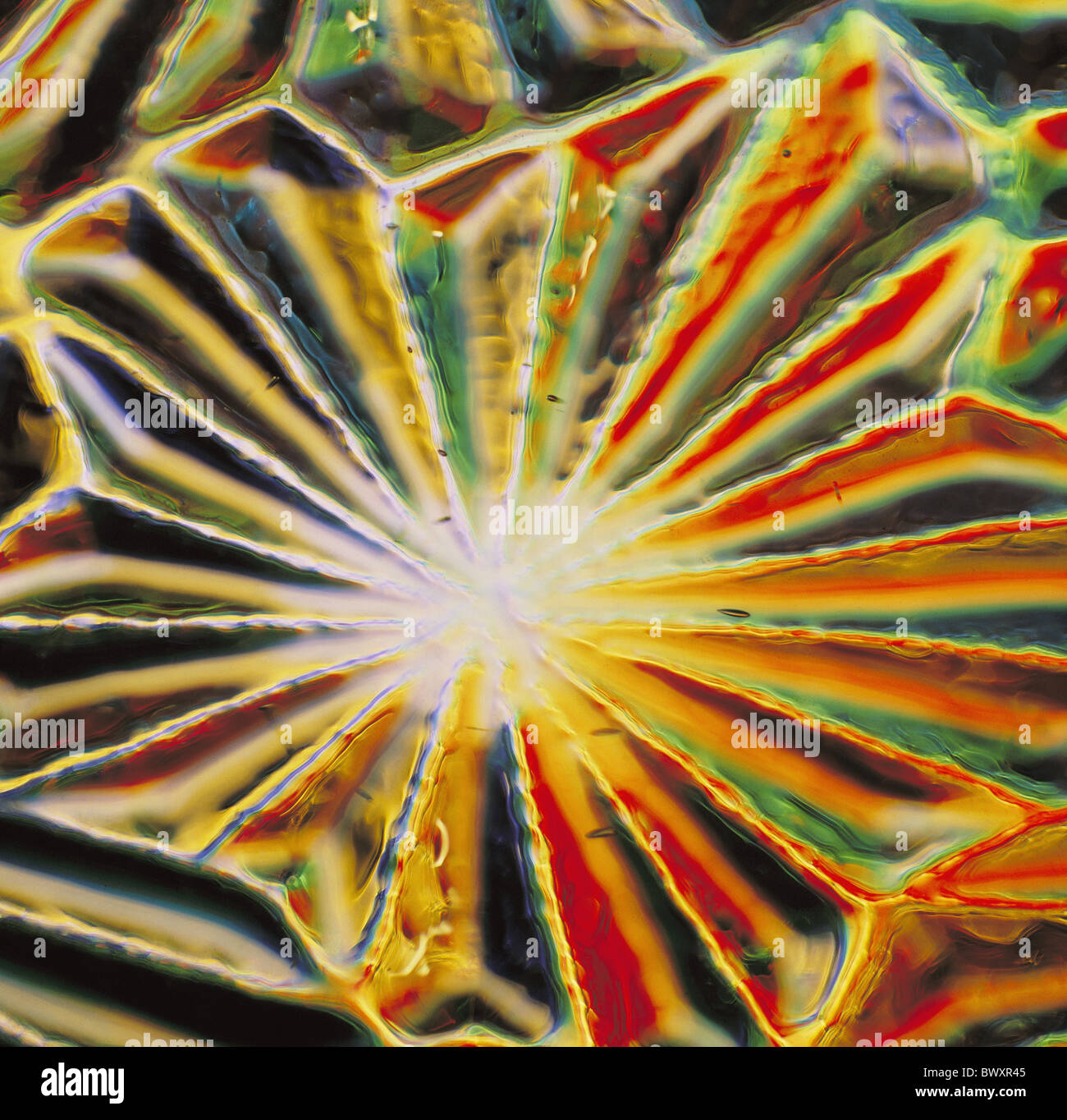 crystal color prism prism spectrum light sham middle mineral Stock ...