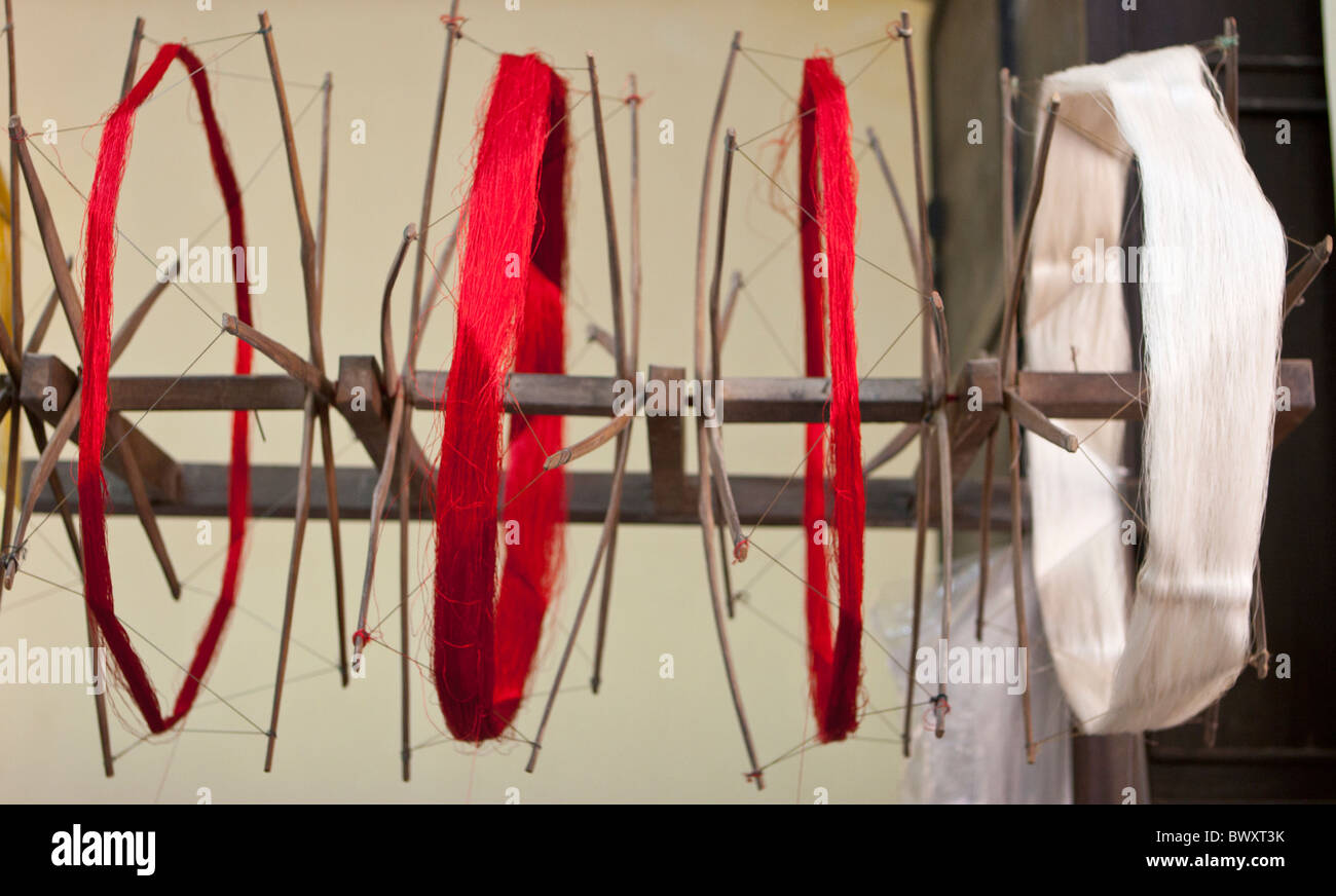 Dyeing Yarn High Resolution Stock Photography and Images - Alamy