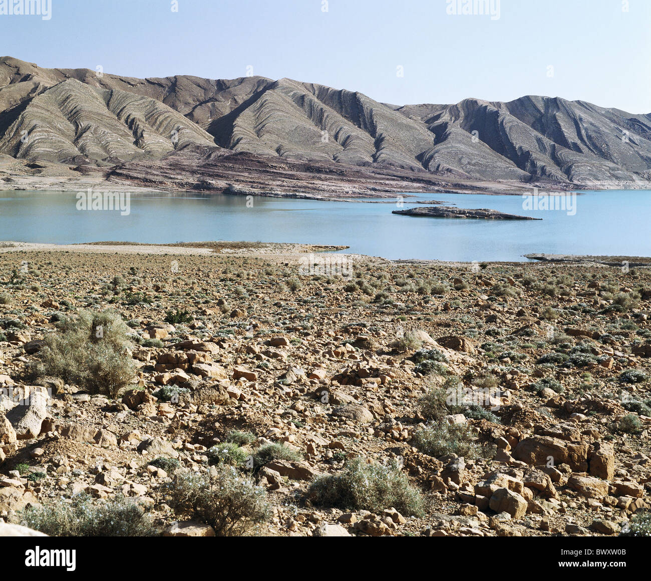 street near Rachidia cash rage de Hassan Addakhil mountain range high ...