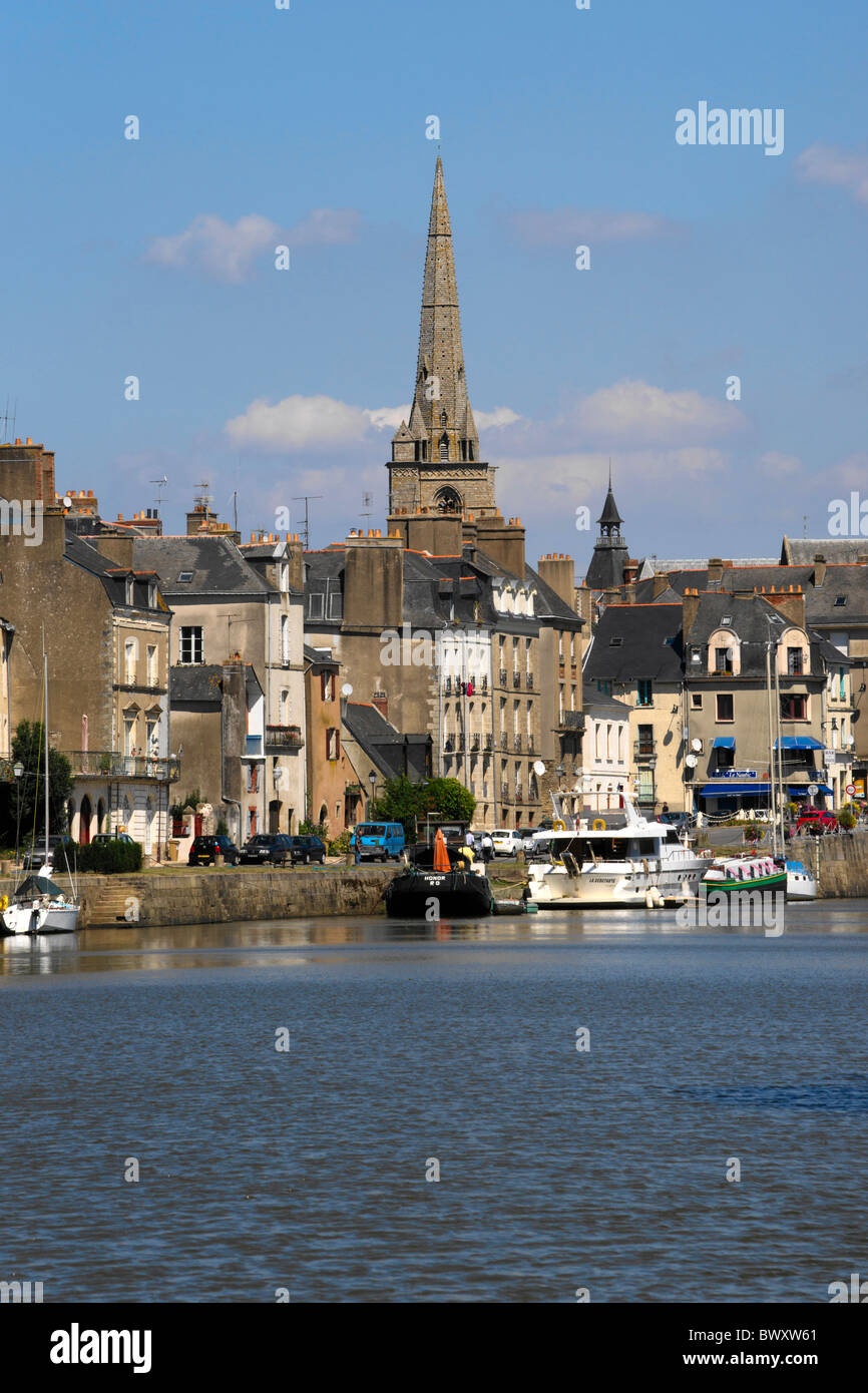 Redon formerly busy a sea port now a tourist route centre Stock Photo ...