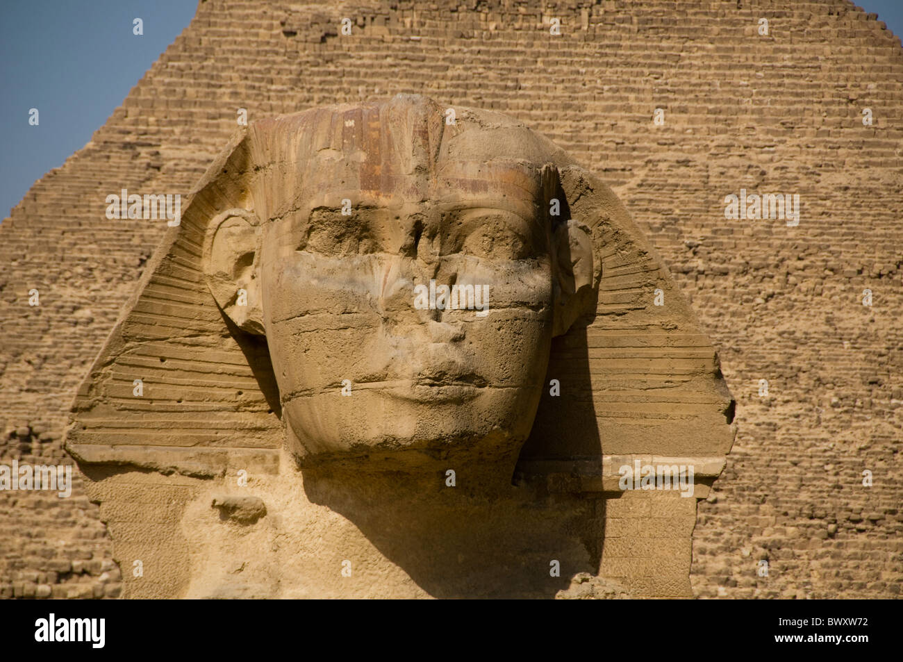 The Sphinx sits at the entrance of the Great Pyramids of Giza in Cairo ...