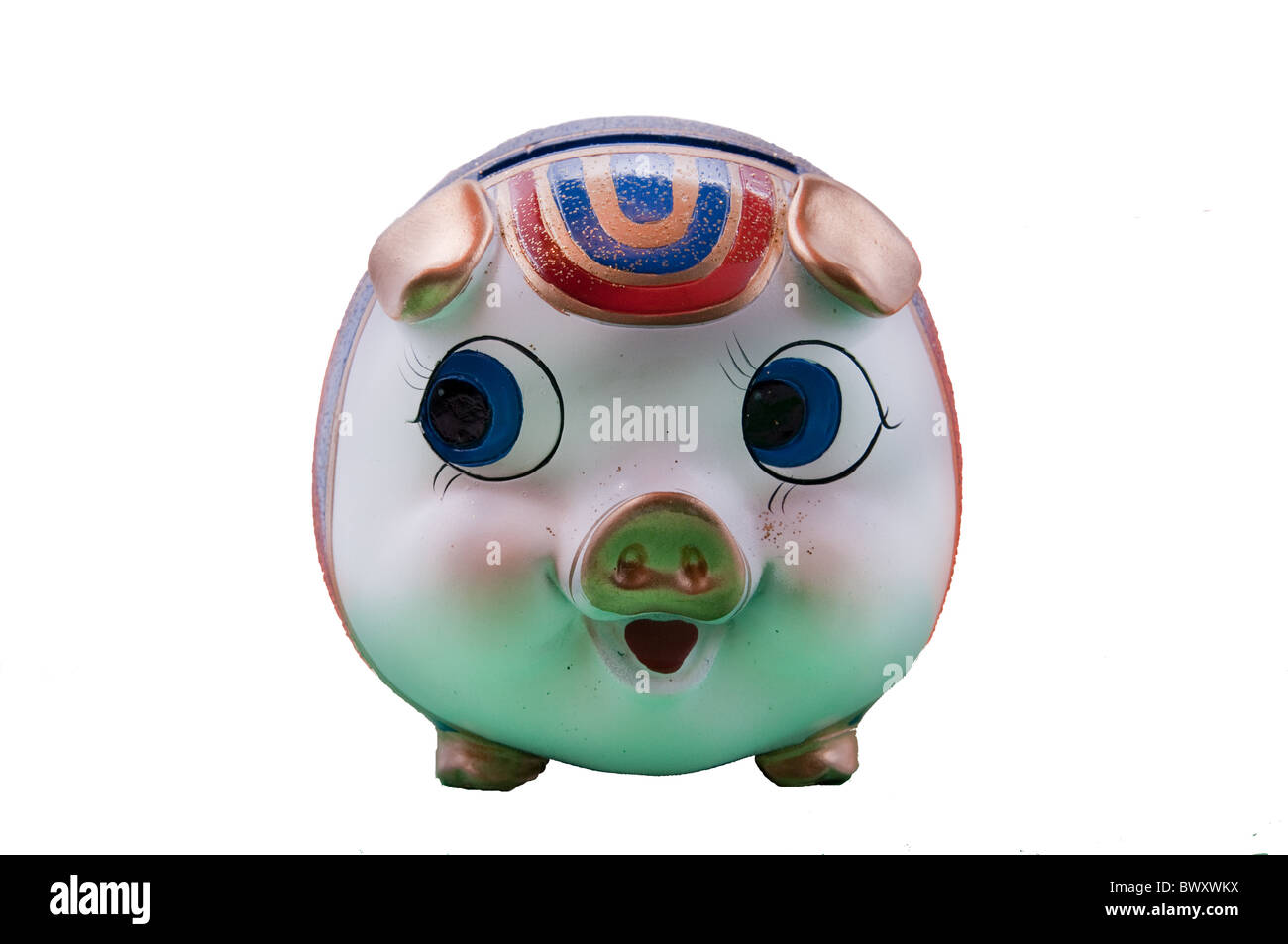 the picture of the pig money box Stock Photo - Alamy