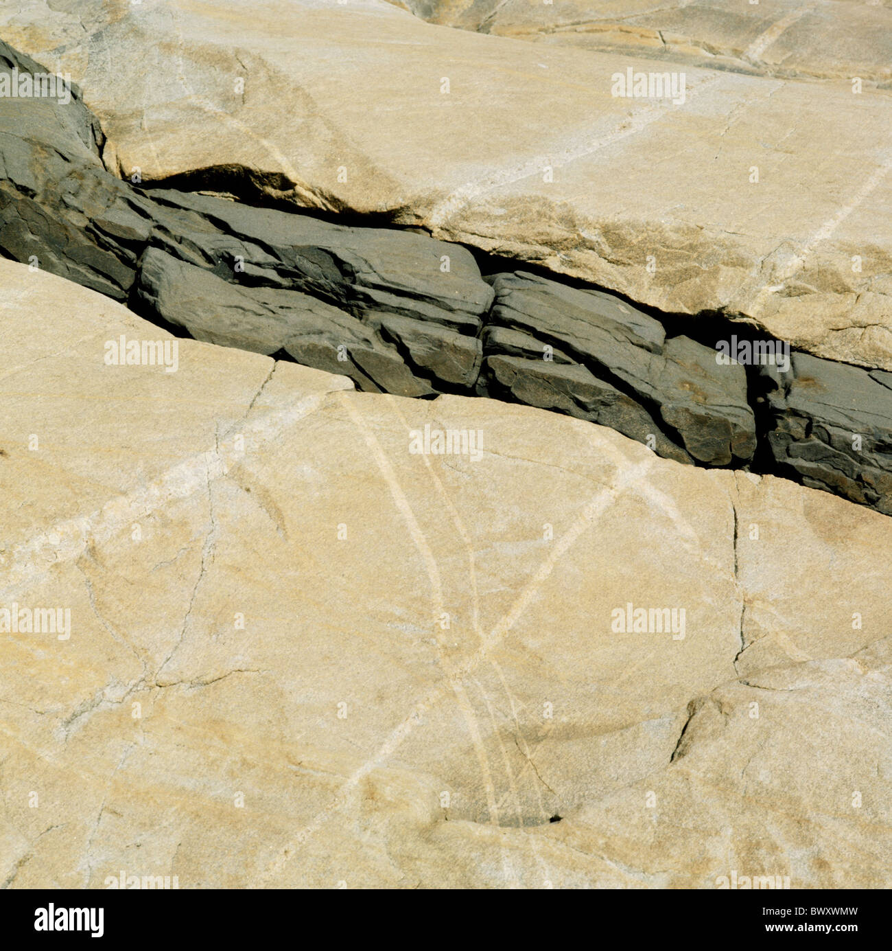 earth rocks granite rock inclusion geology Stock Photo - Alamy