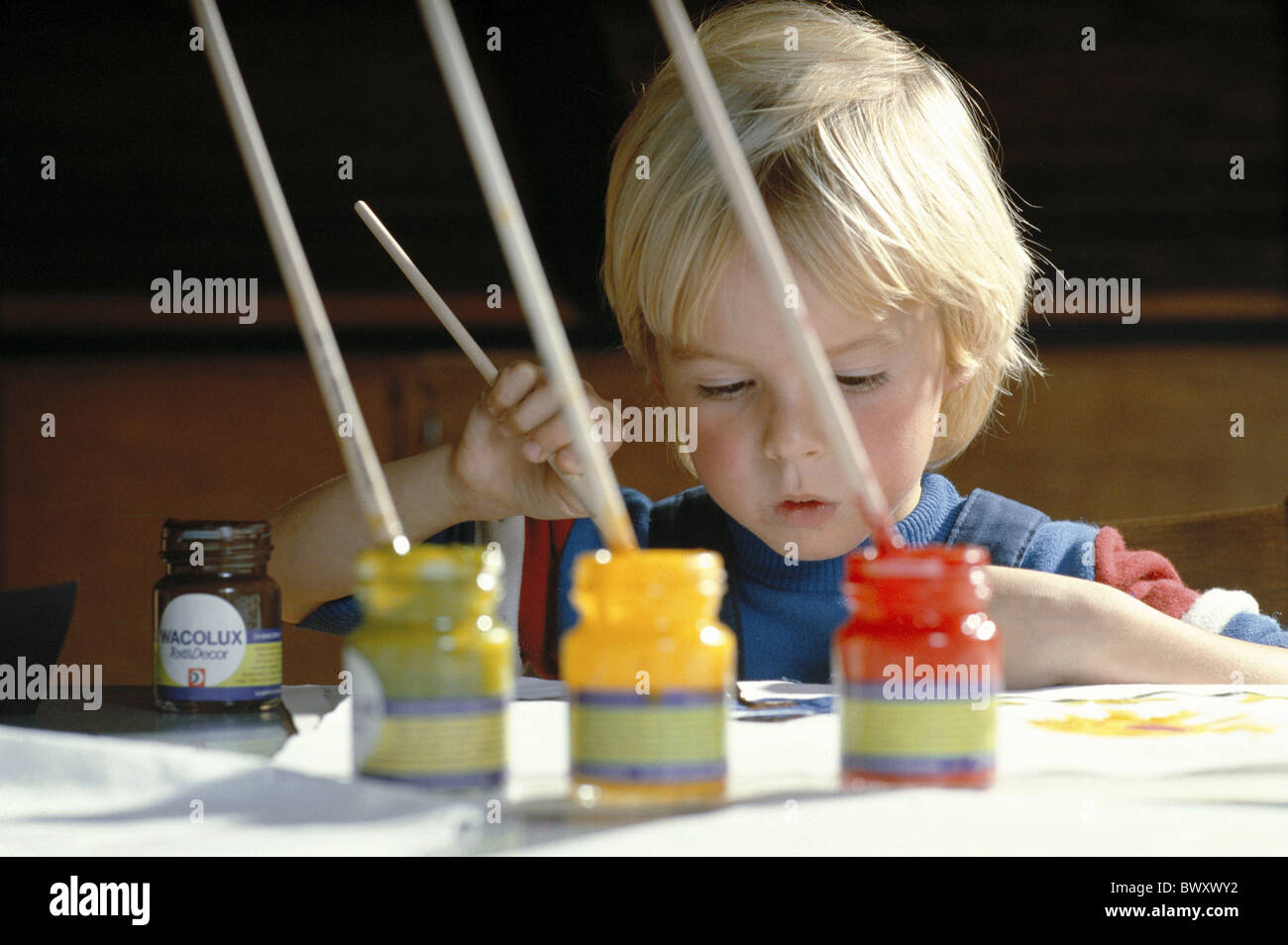 Switzerland Europe inside paint toddlers infants children times Migros ...