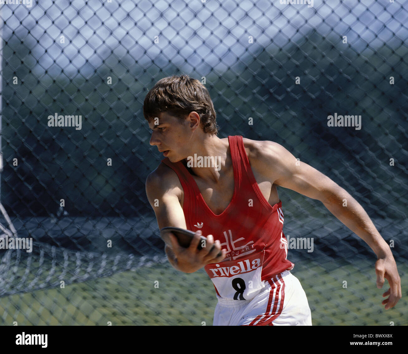 athletics discus throw discus throwing sport throw throwing Stock Photo ...