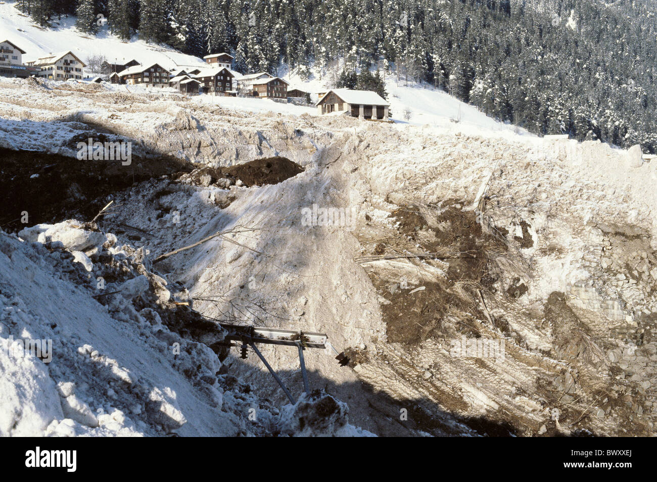 Avalanche cones hi-res stock photography and images - Alamy