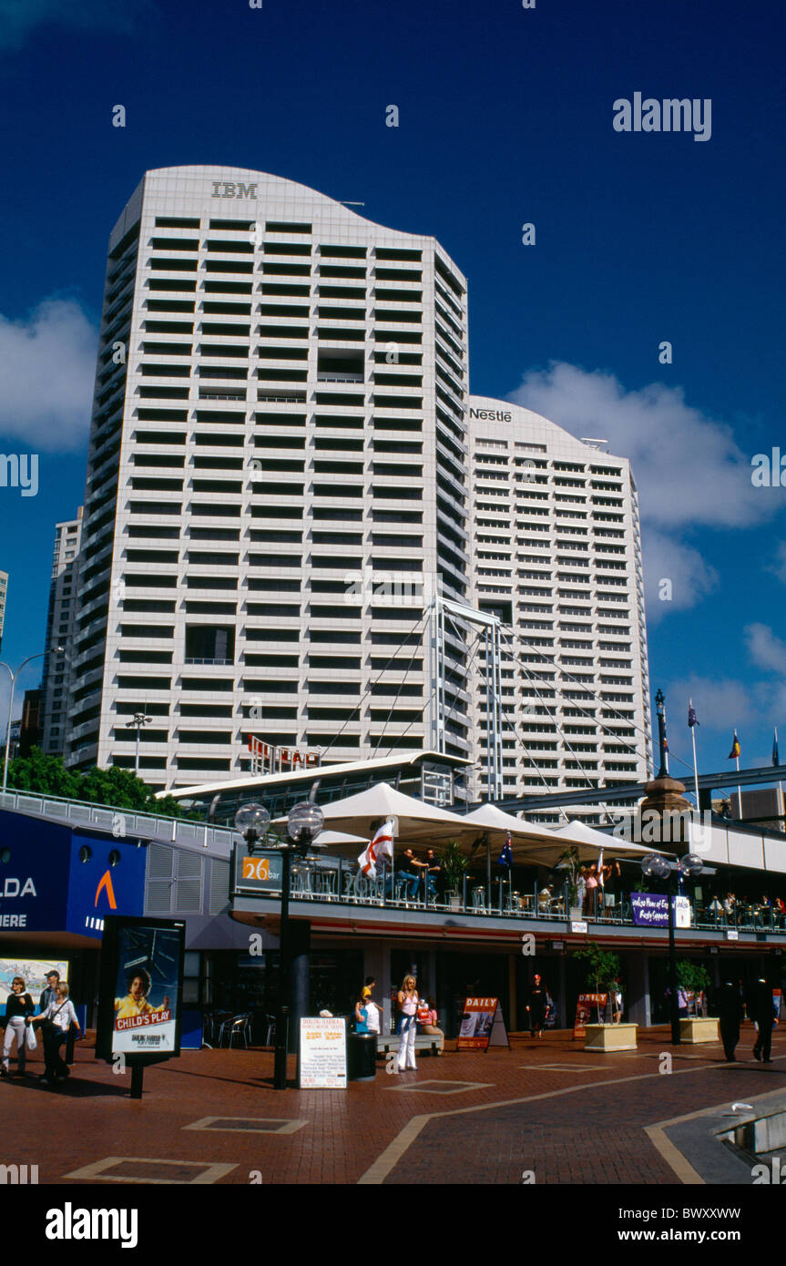 Sydney Australia Darling Harbour IBM & Nestle Buildings Stock Photo - Alamy