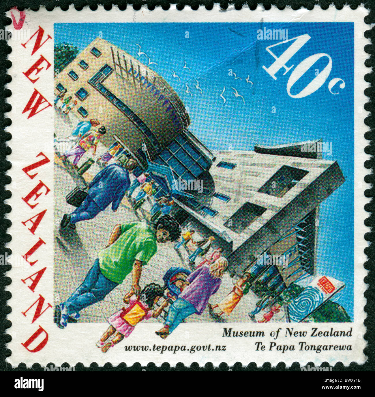 Vintage postage stamp from New Zealand Stock Photo - Alamy