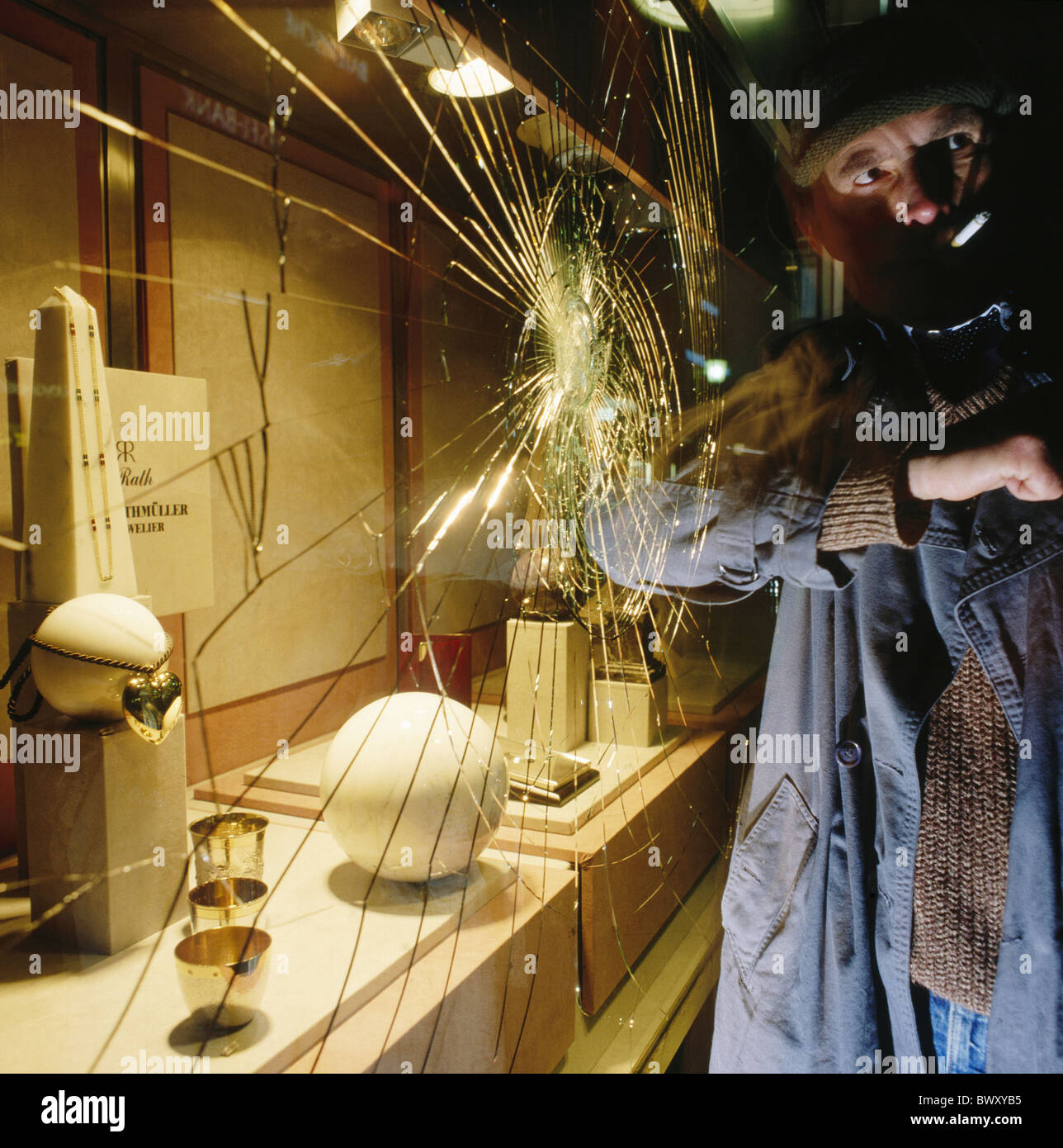 Smashed shop hi-res stock photography and images - Alamy