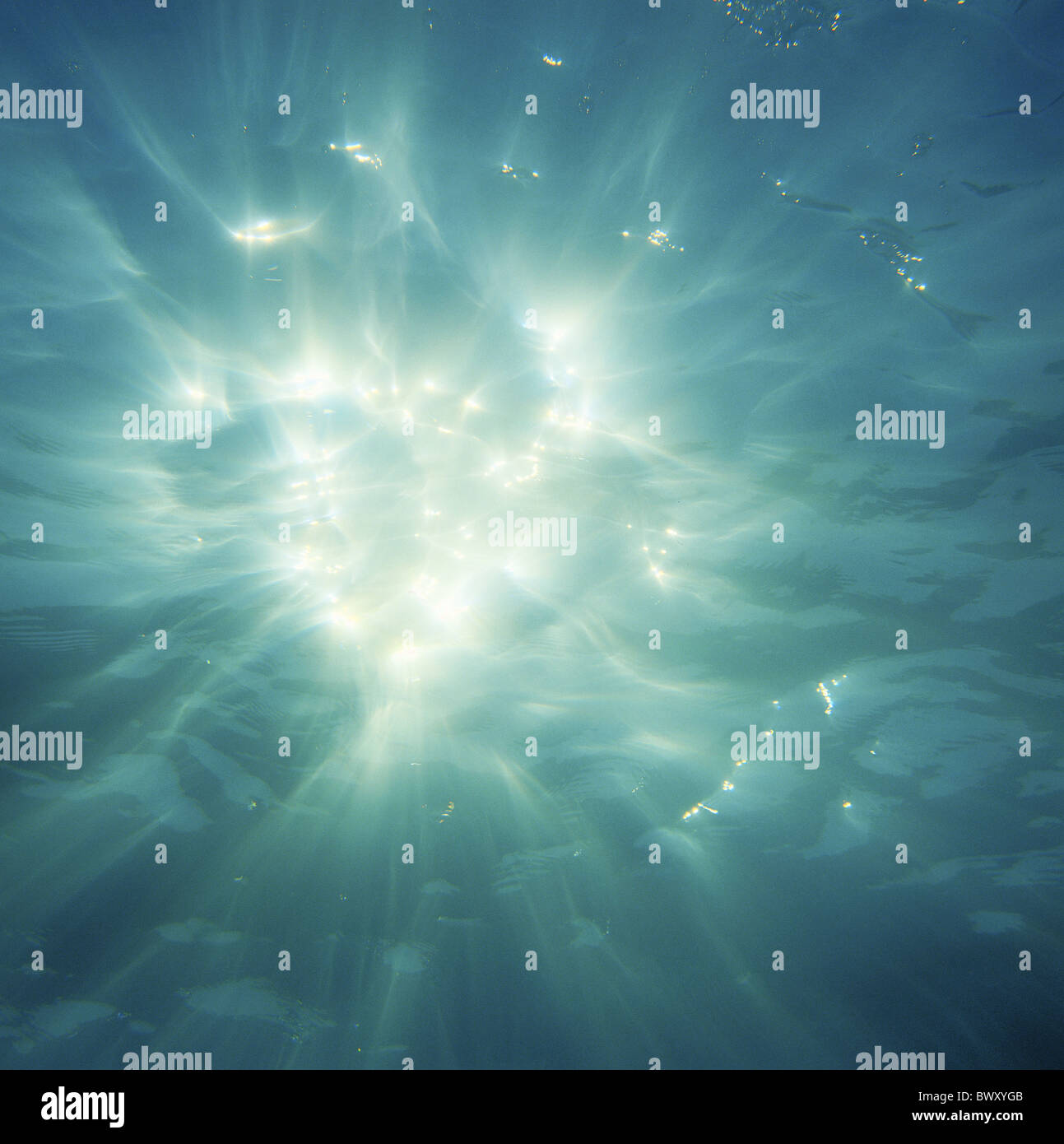 effect light reflection water lights rays beams Stock Photo - Alamy