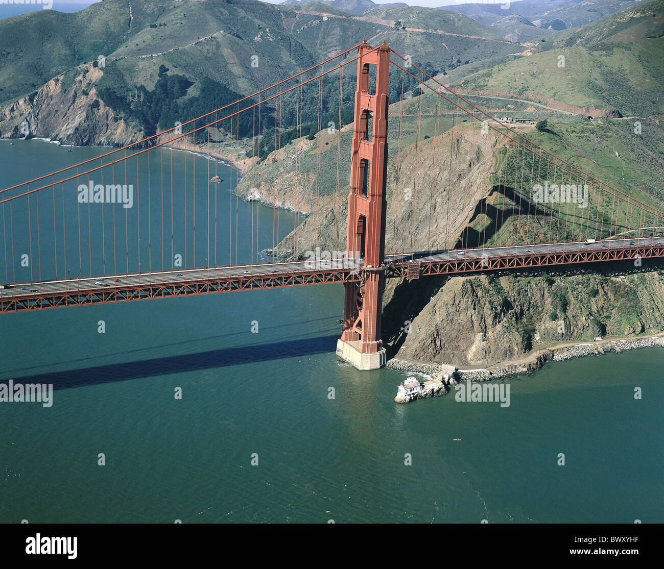 USA America North America San Francisco Golden gate bridge bridge ...