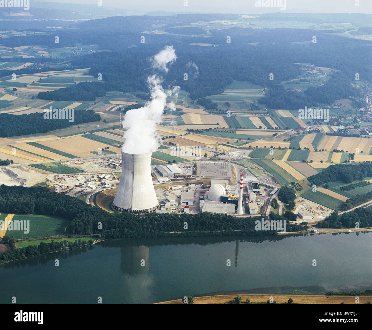 Switzerland Europe power station atomic power station nuclear power ...
