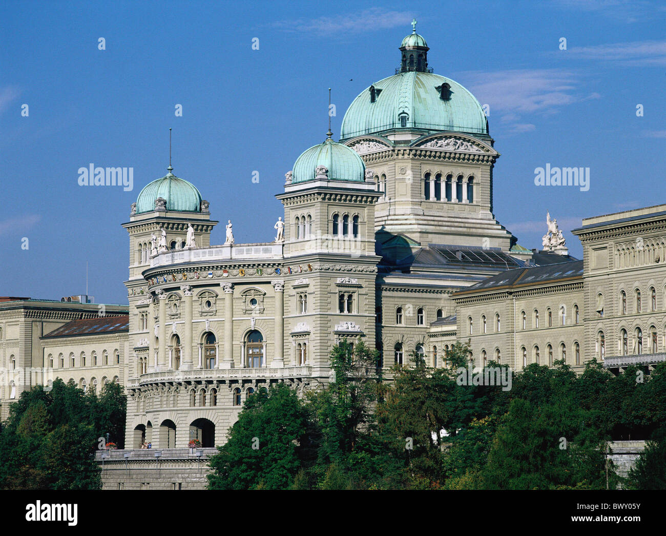 town city Bern Switzerland Europe Federal Parliament Building ...