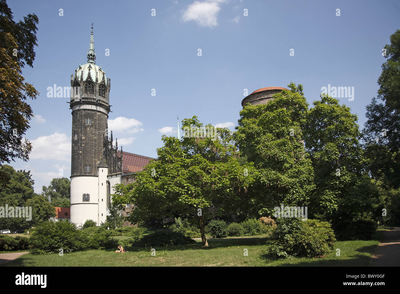 Wittenberg castle church hi-res stock photography and images - Alamy