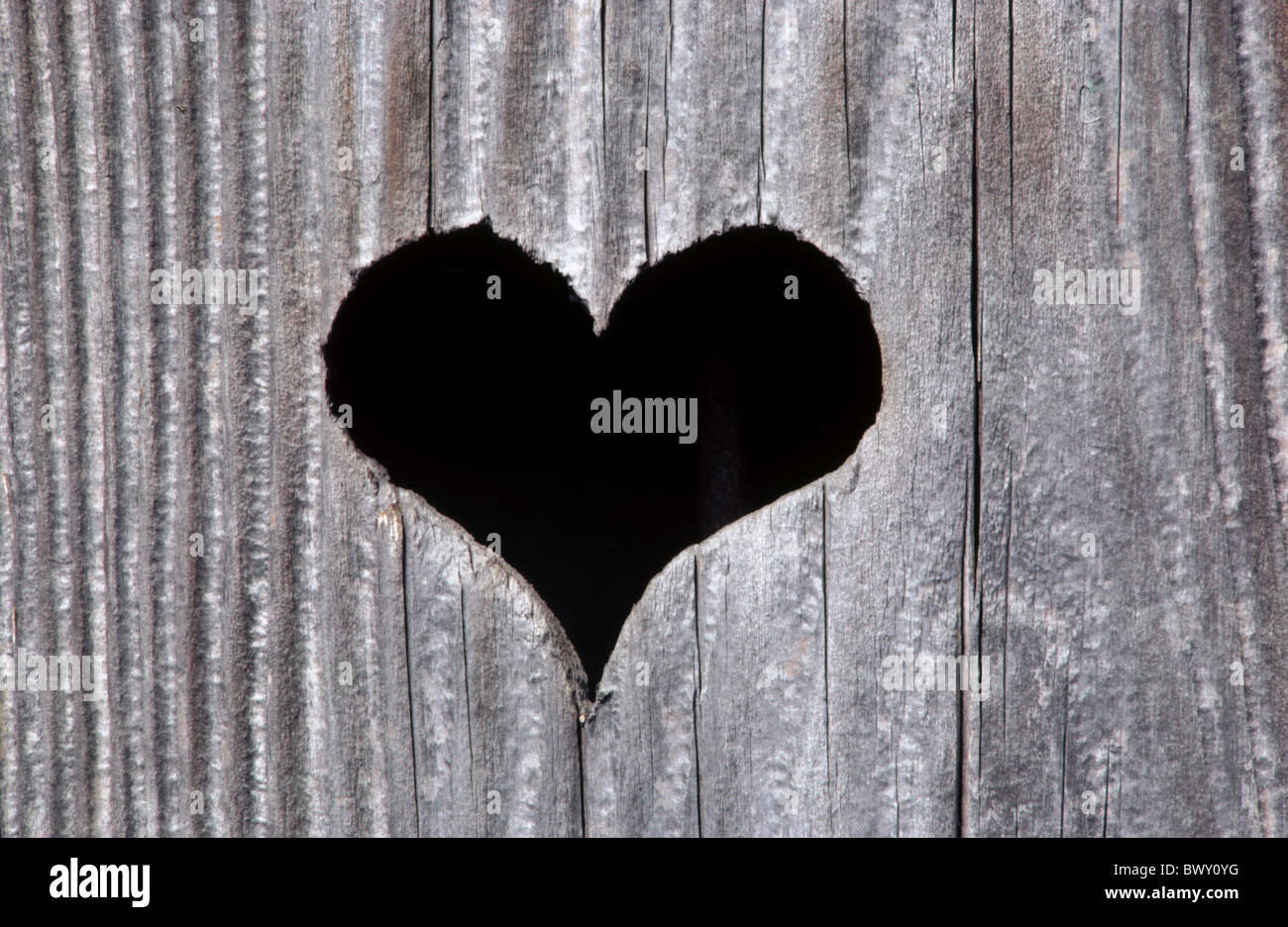 old outside house details heart love cutting part wood shutter Stock ...